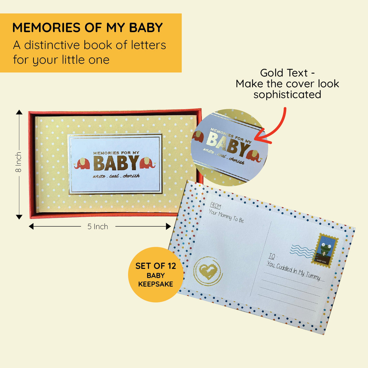 Memories For My Baby - Letter Book – Papercrush
