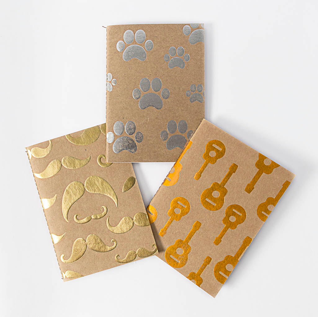 Kraft Pocket Notebooks - Set of 3 – Papercrush